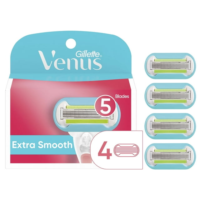 Venus Extra Smooth Women's Razor Blade Refills, Comfort Glide, 5 Blades ...