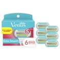 Venus Extra Smooth Women's Razor Blade Refills, 5 Blade Shave Head, 6 ...