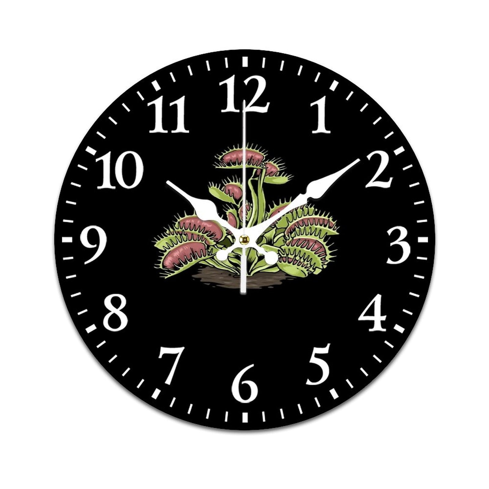 Venus Fly Trap Tshirt Carnivorous Plant Wall Clock Modern Design Clocks ...