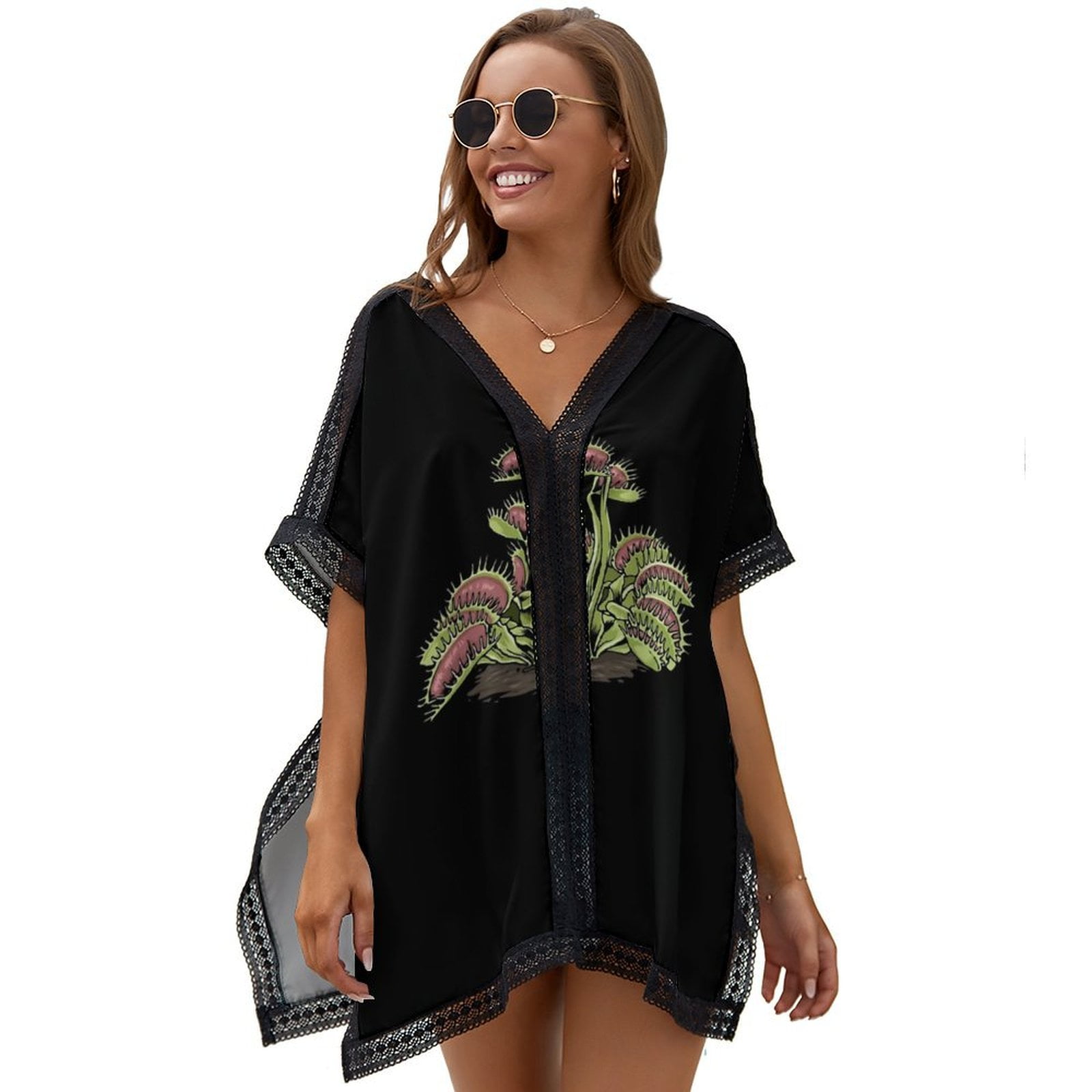 Venus Fly Trap Tshirt Carnivorous Plant Women's Swimsuit Coverup Summer ...
