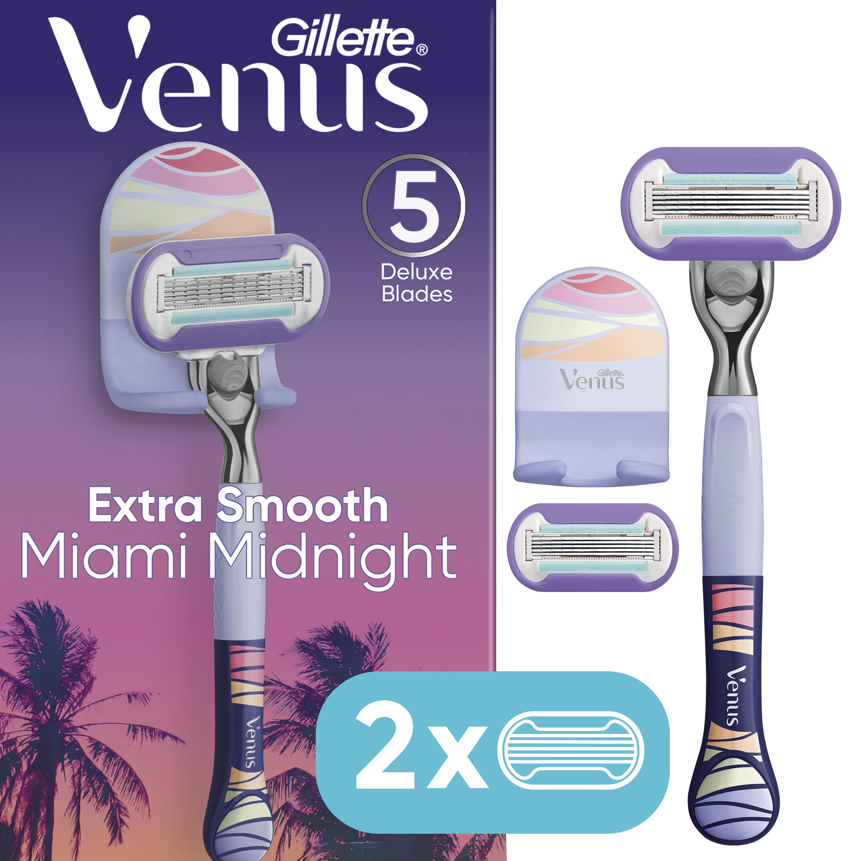 Miami Midnight Extra Smooth Razor for Women - Walmart.com