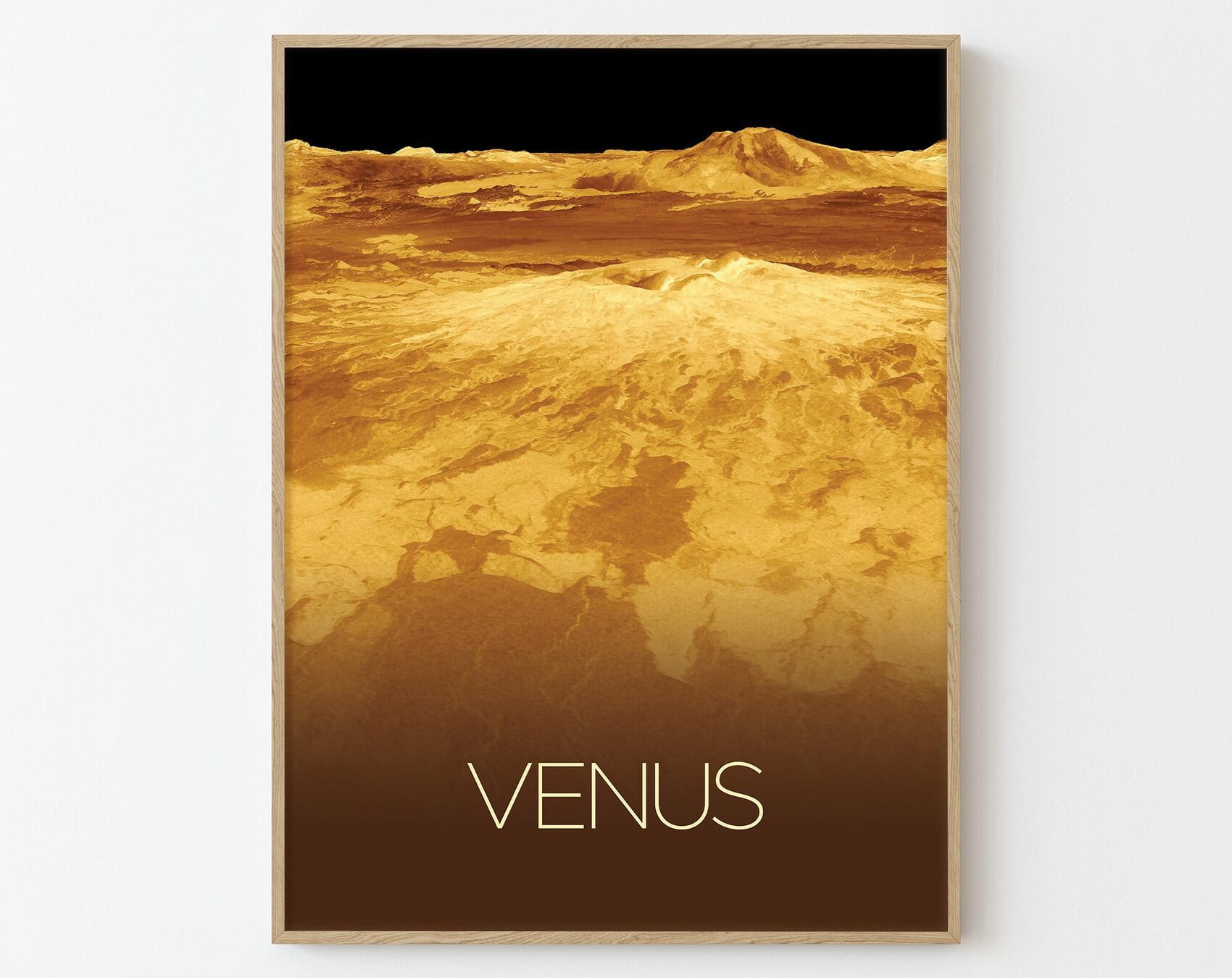 Venus NASA Space Travel Poster Print | Stars Planets Universe Cosmos ...