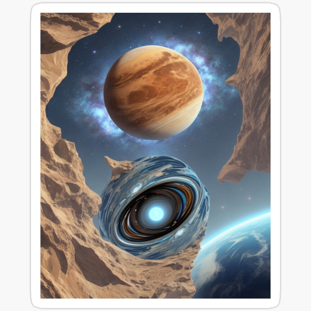 Venus Planet Sticker Phone Decal Water Bottle Stickers Car Decals ...