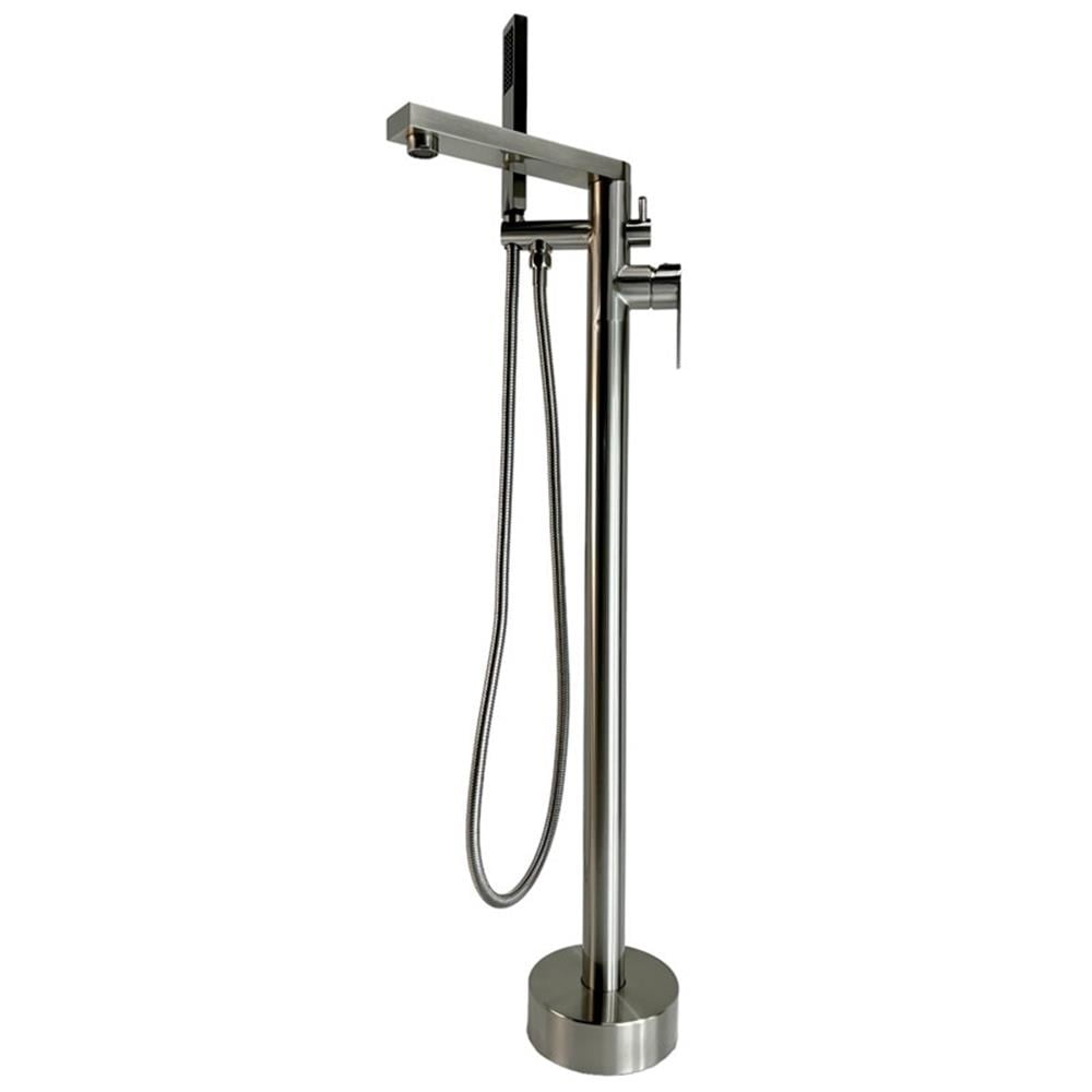 Venus Square head tub filler faucet with Standard Handle - Brushed ...