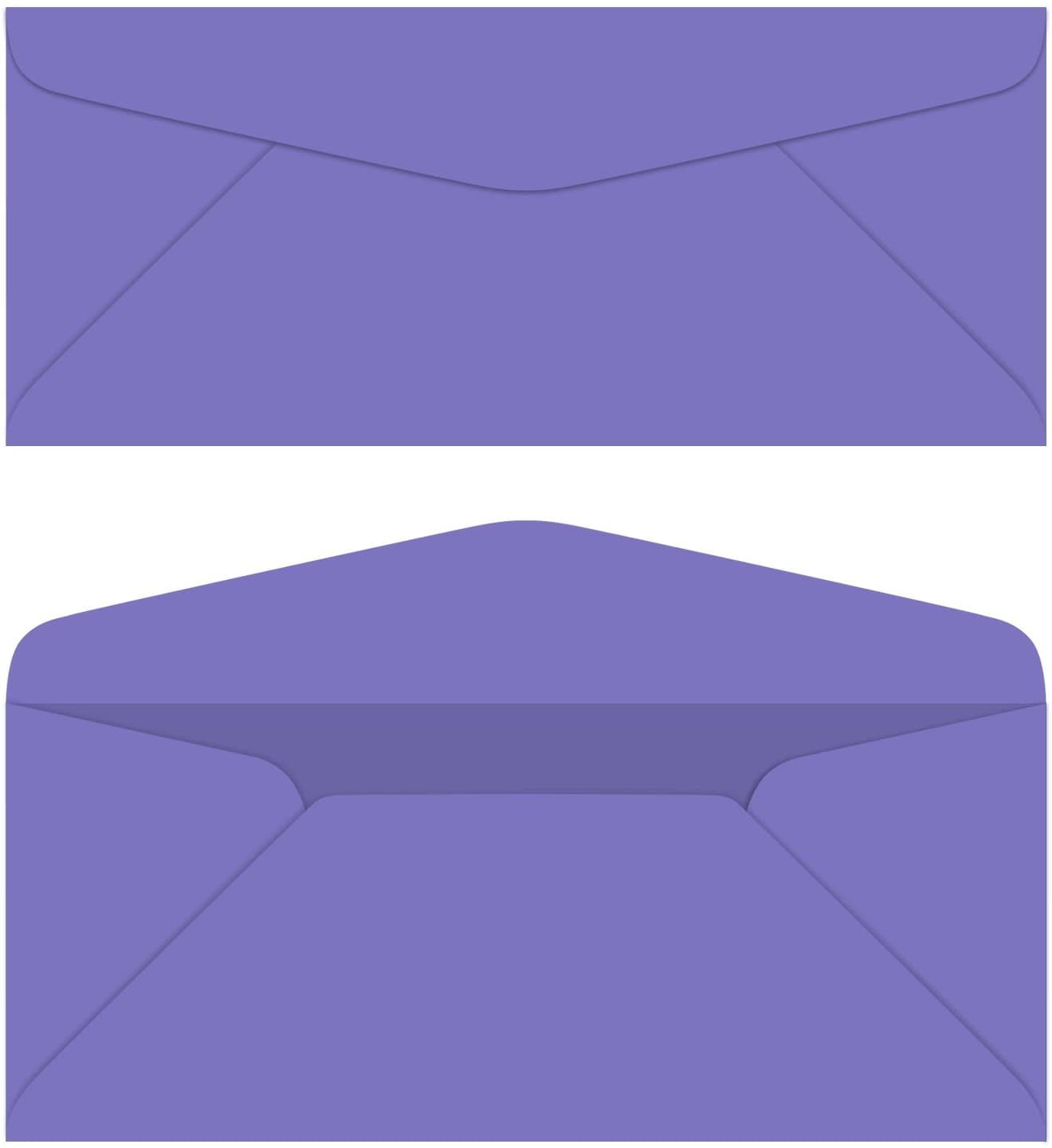 Light Violet #10 Business Color Mailing Envelopes | 4 1/8 X 9 ½ inches ...