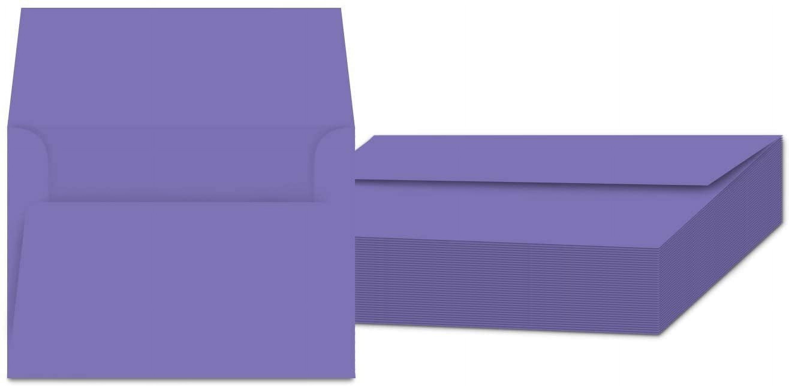 Light Violet A7 Square Flapped Invitation Envelopes – Perfect for ...