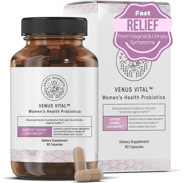 Venus Vital 3-in-1 Women’s Health Probiotic Formula Supports Vaginal ...