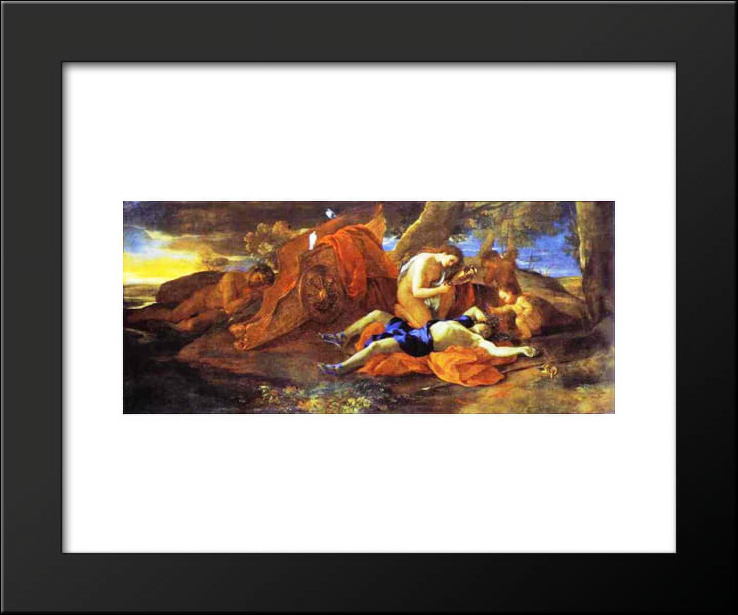 Venus Weeping over Adonis 20x24 Framed Art Print by Poussin, Nicolas ...