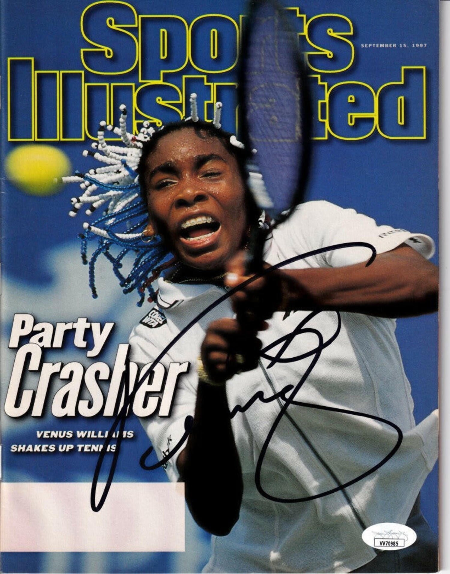 Venus Williams autographed 1997 Sports Illustrated (rare early ...