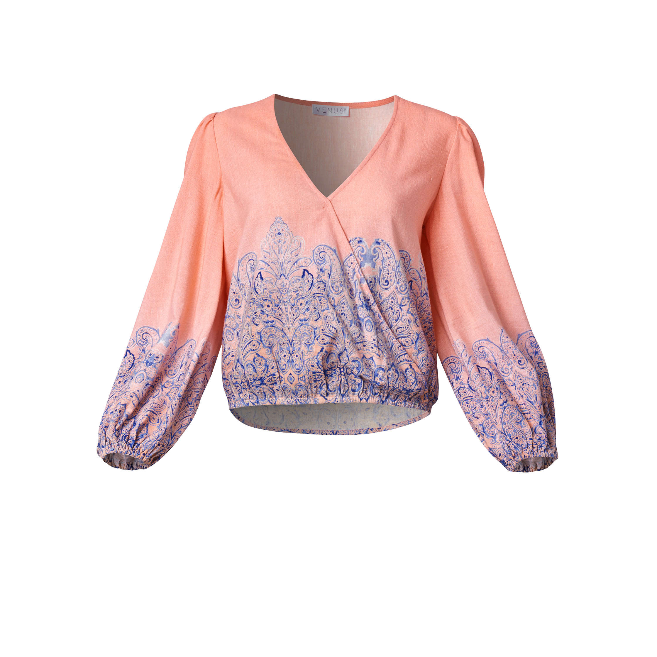 Venus Womens Ombre Linen Top - Walmart.com