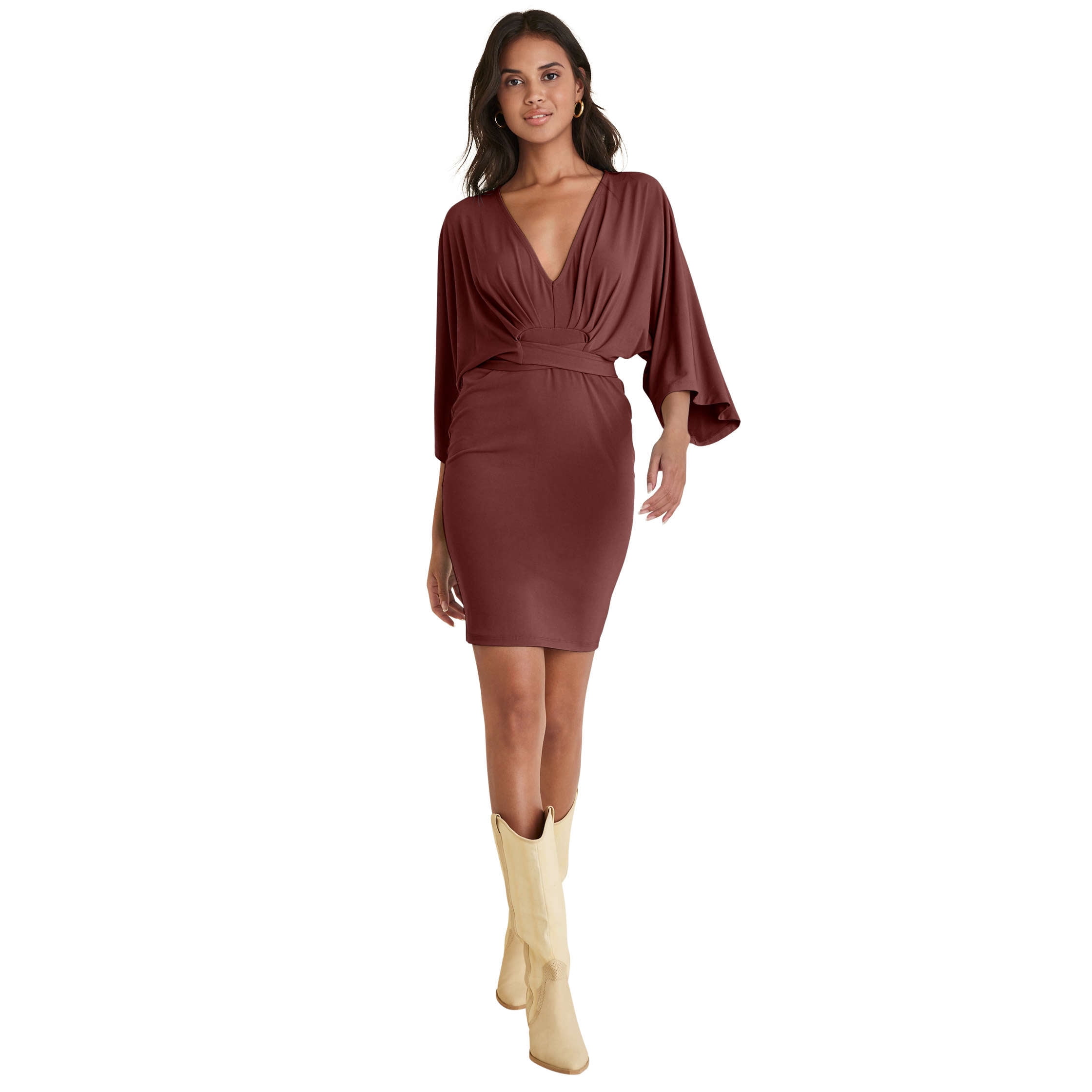 Venus Womens Tie Front Dress - Walmart.com