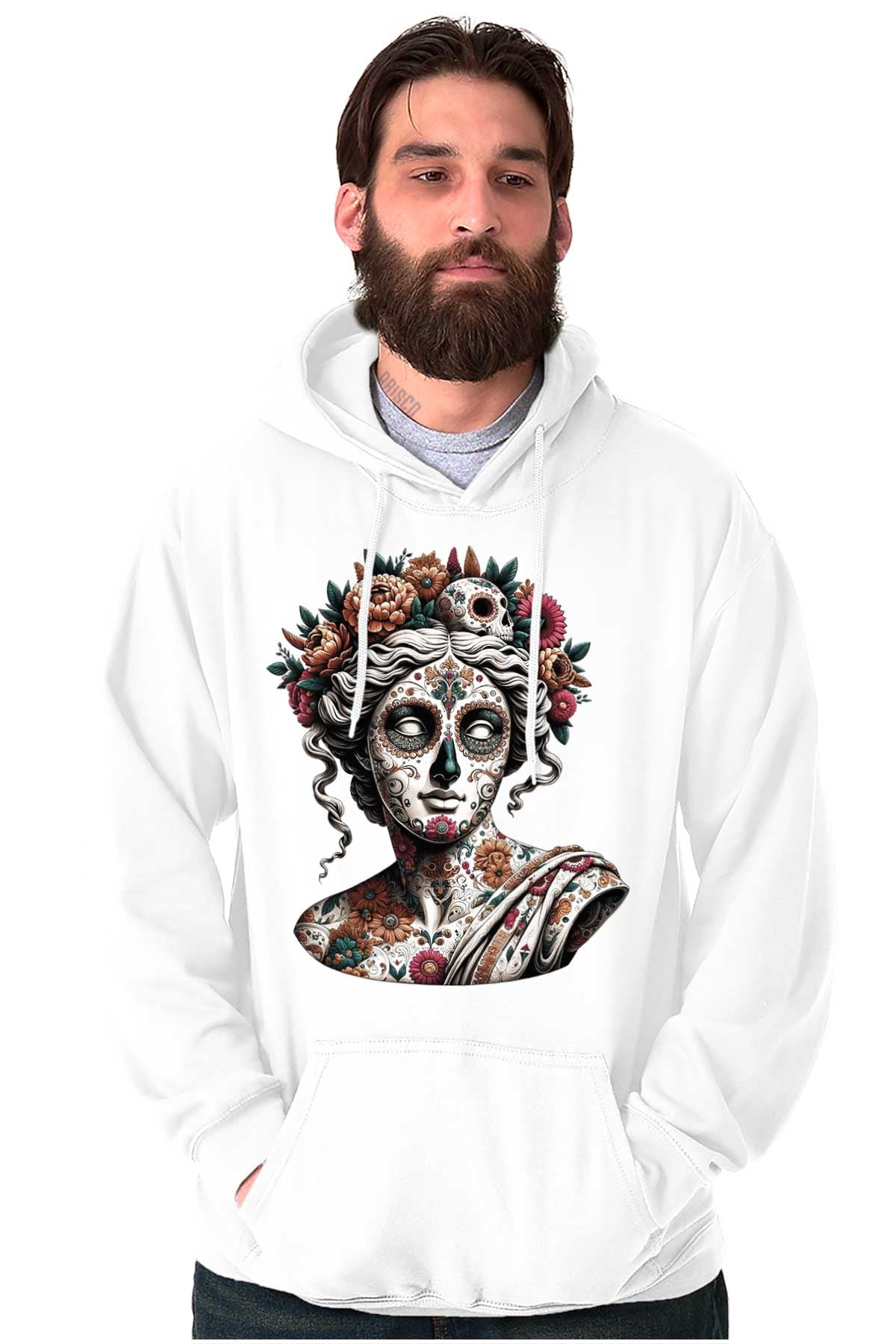 Venus de Milo Candy Skull Sculpture Unisex Plus Fleece Graphic Hoodie ...