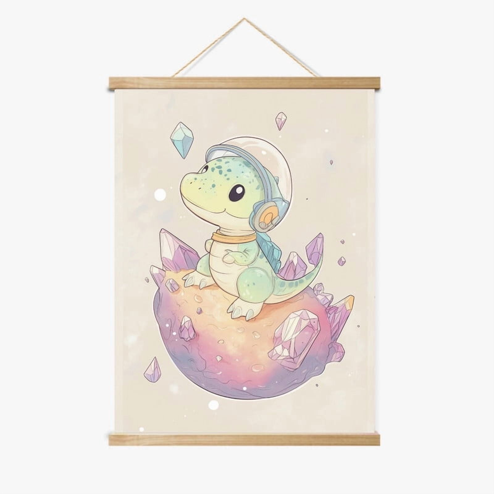 Venus the Velociraptor Magnetic Wood Frame Hanger by Dancing Littles Jungle - Walmart.com