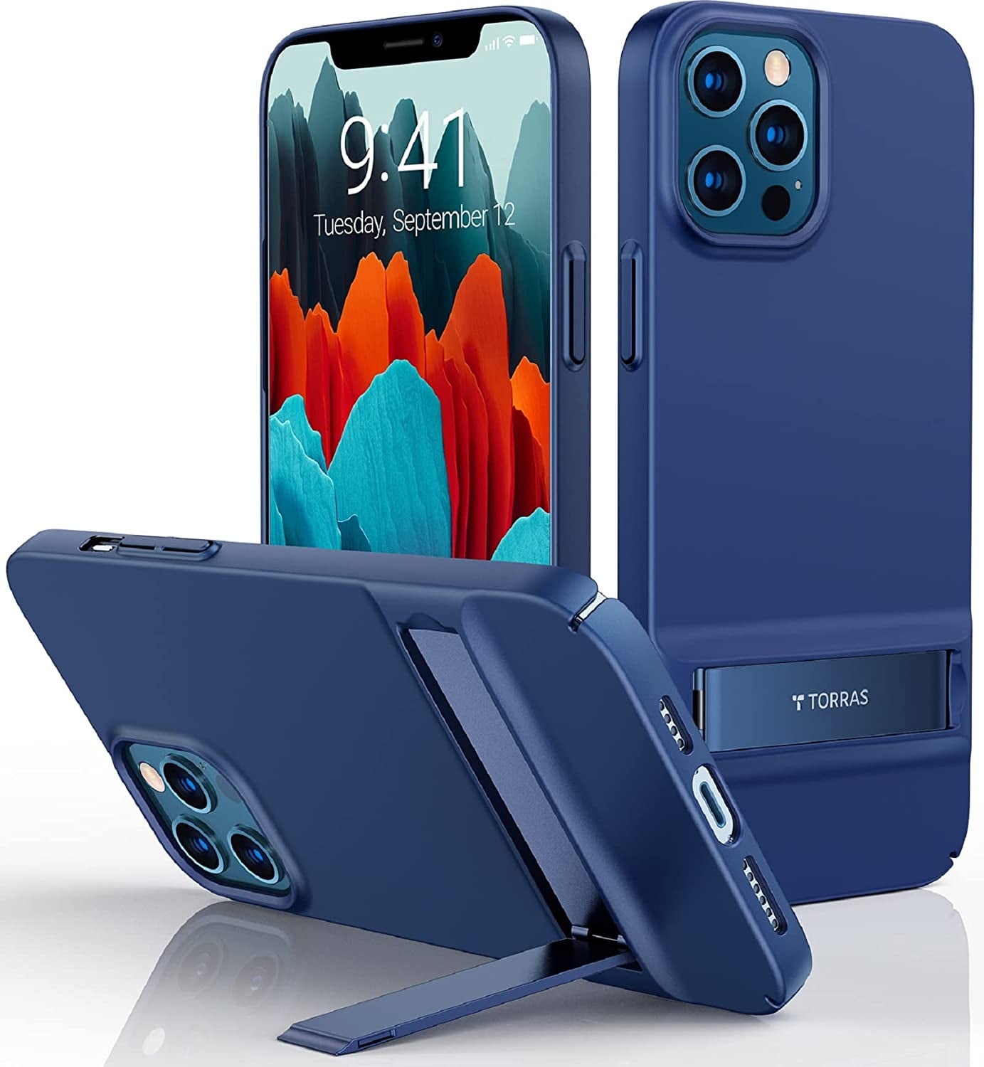 VenusClimber Series iPhone 12 Pro Max Case with Stand, [Upgraded Slim ...