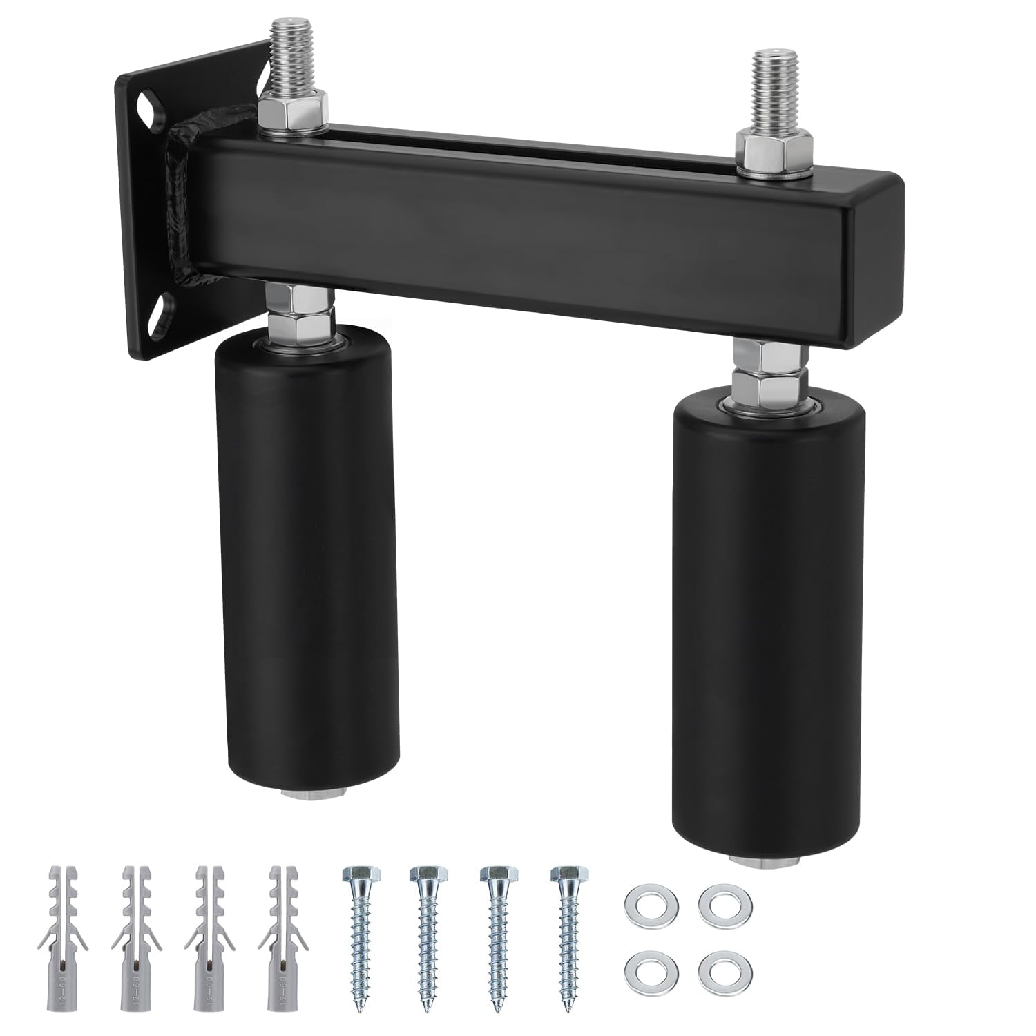 Venussar 6 Inch Slide Gate Guide Rollers, Gate Roller Guide with Heavy ...