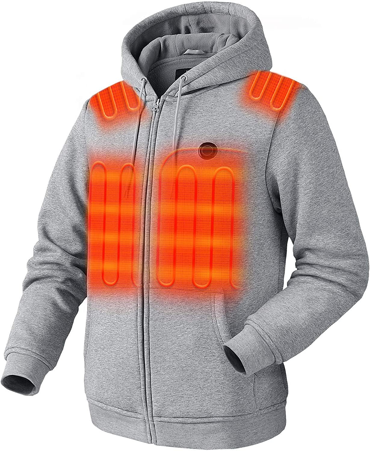 Venustas Heated Hoodie with Battery Pack 7.4V (Unisex), Heated Jactet ...