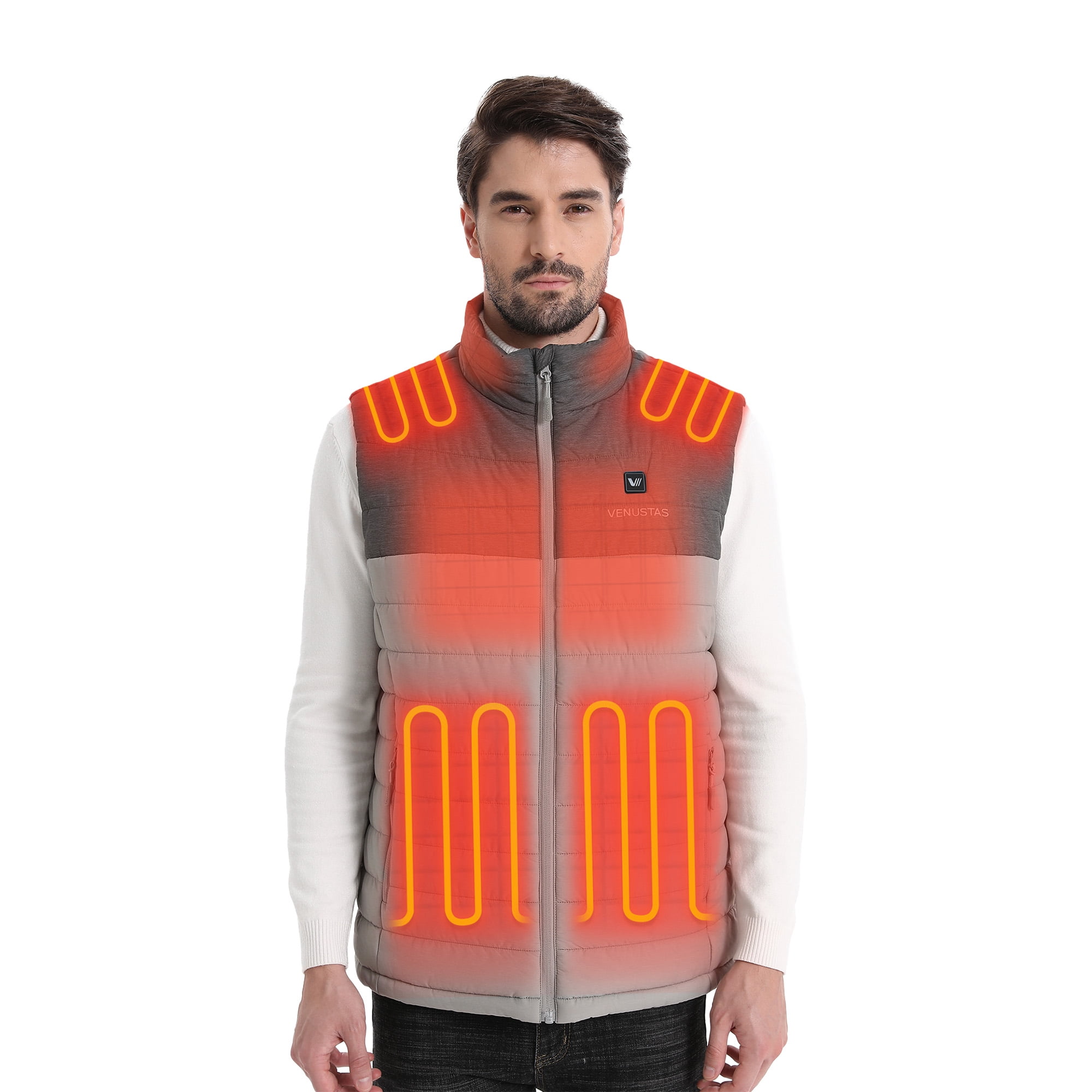 Venustas Classic Heated Vest for Men with Battery Pack, Rechargeable ...