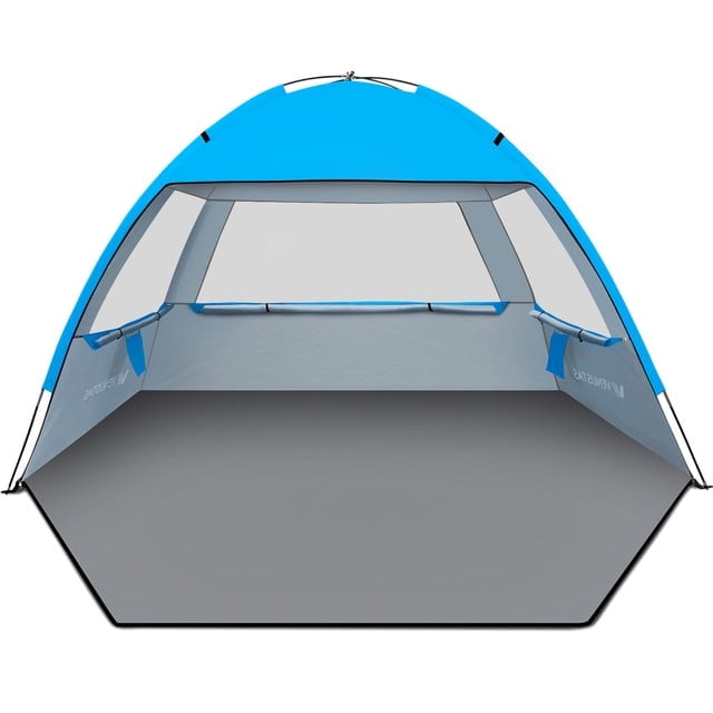 Venustas UPF 50+ Beach Tent, Easy Setup Sun Shelter for 3/4/6/8 People ...