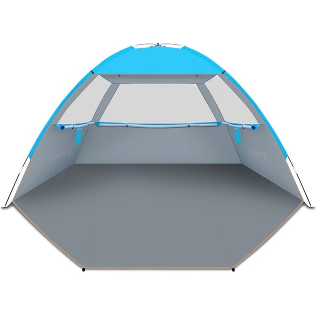 Venustas UPF 50+ Beach Tent, Easy Setup Sun Shelter for 3/4/6/8 People ...