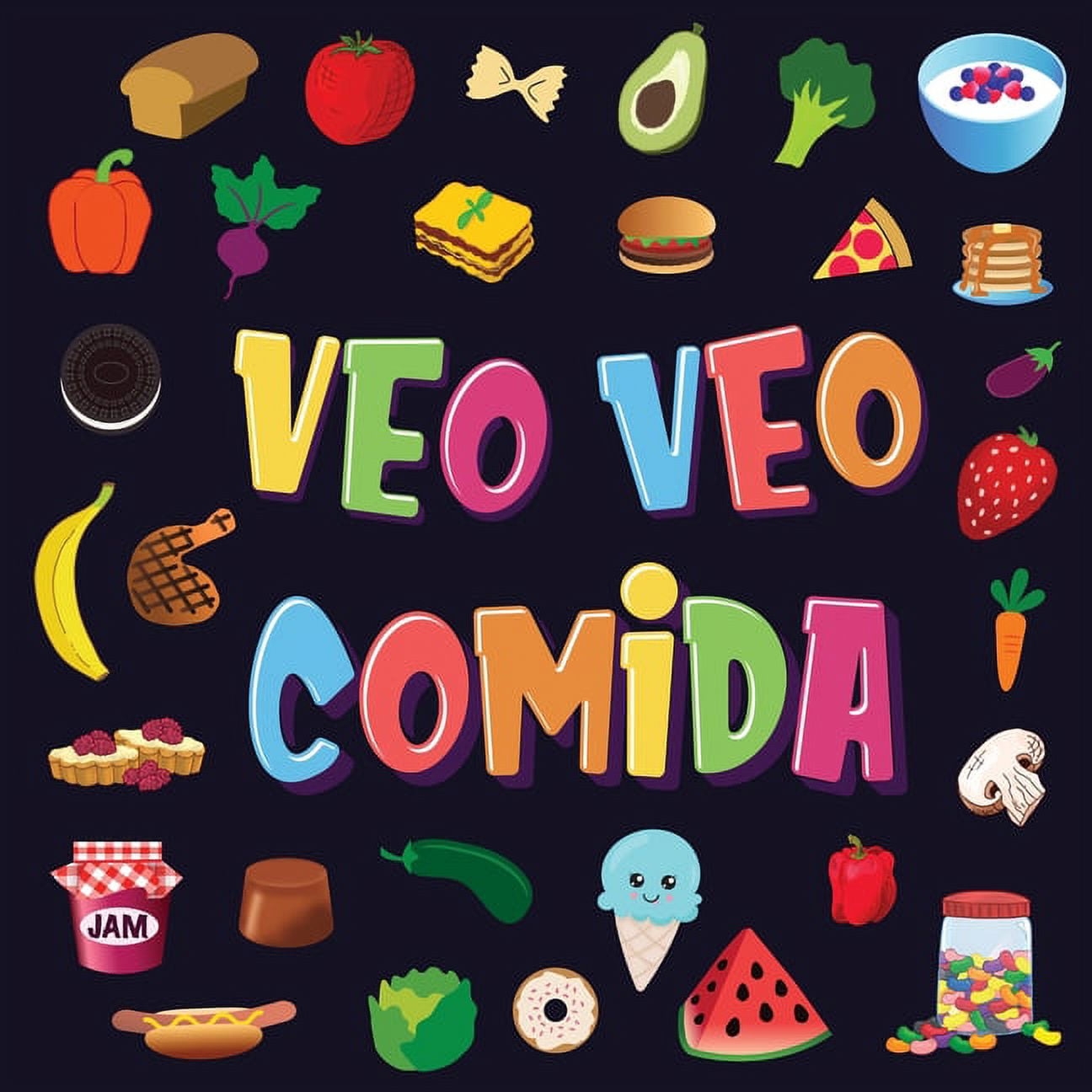 Veo Veo - Comida: Un Juego Maravilloso de Buscar y Encontrar para Niños ...