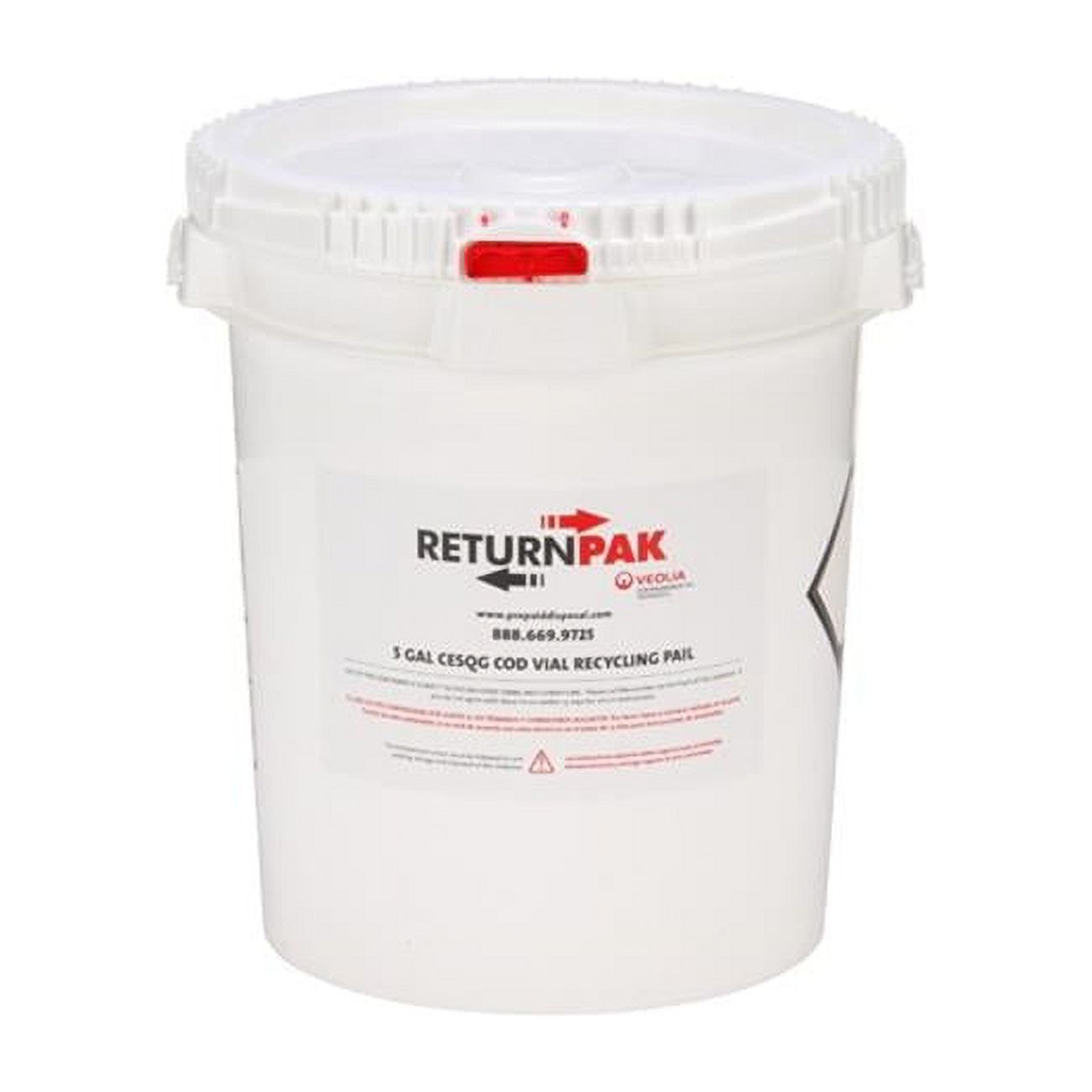 Veolia 5 Gallon VSQG COD Vial Disposal Pail - - Walmart.com