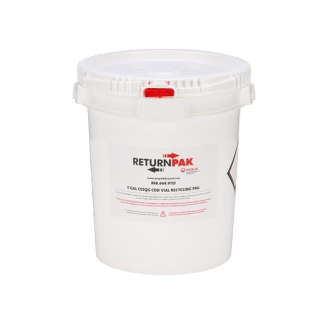 Veolia 5 Gallon VSQG COD Vial Disposal Pail - Walmart.com