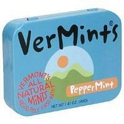 VerMints All Natural PepperMints, 1.41-Ounce Tins (Pack of 6) ( Value ...