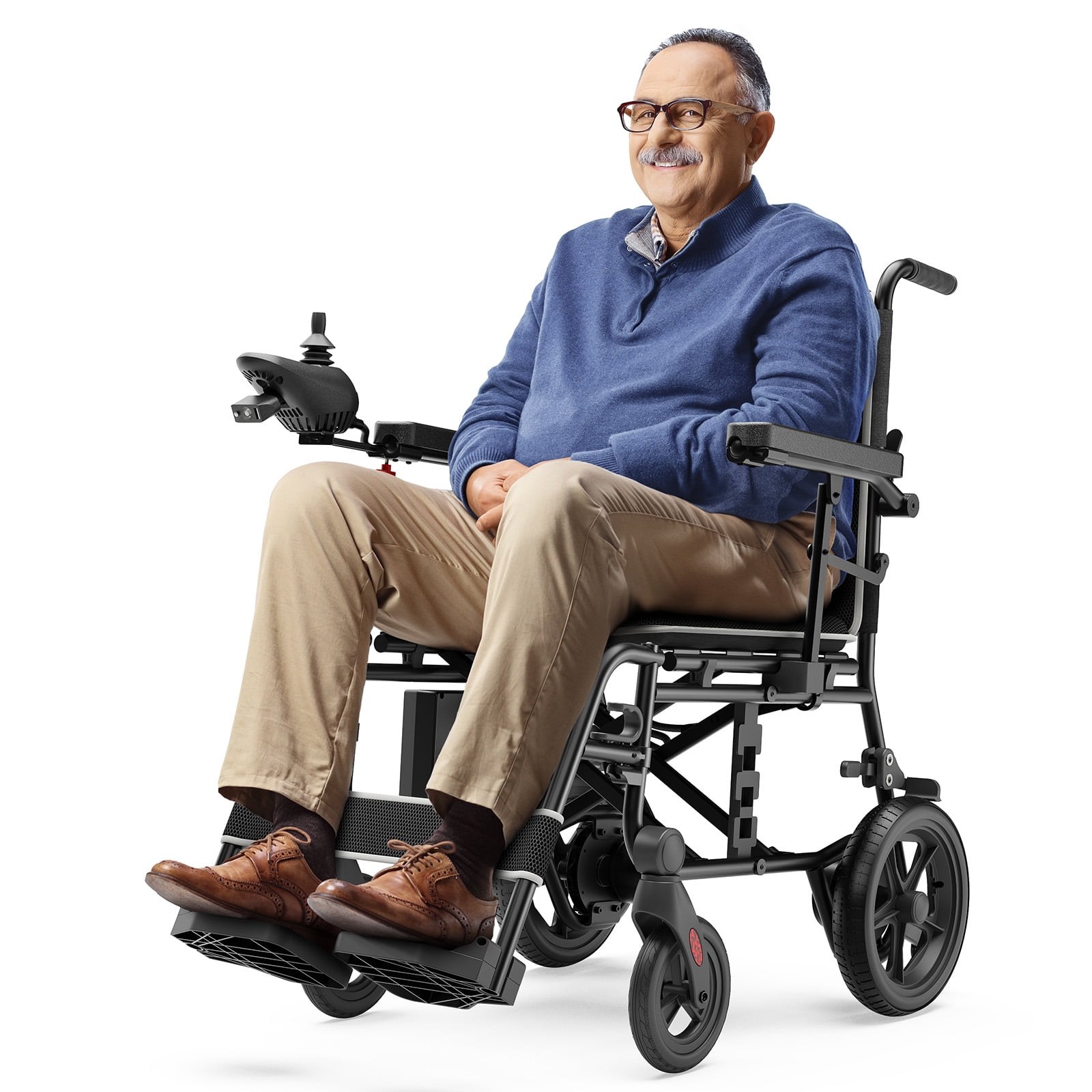 VerPal 42lbs Lightweight Electric Wheelchair for Adults,Foldable ...