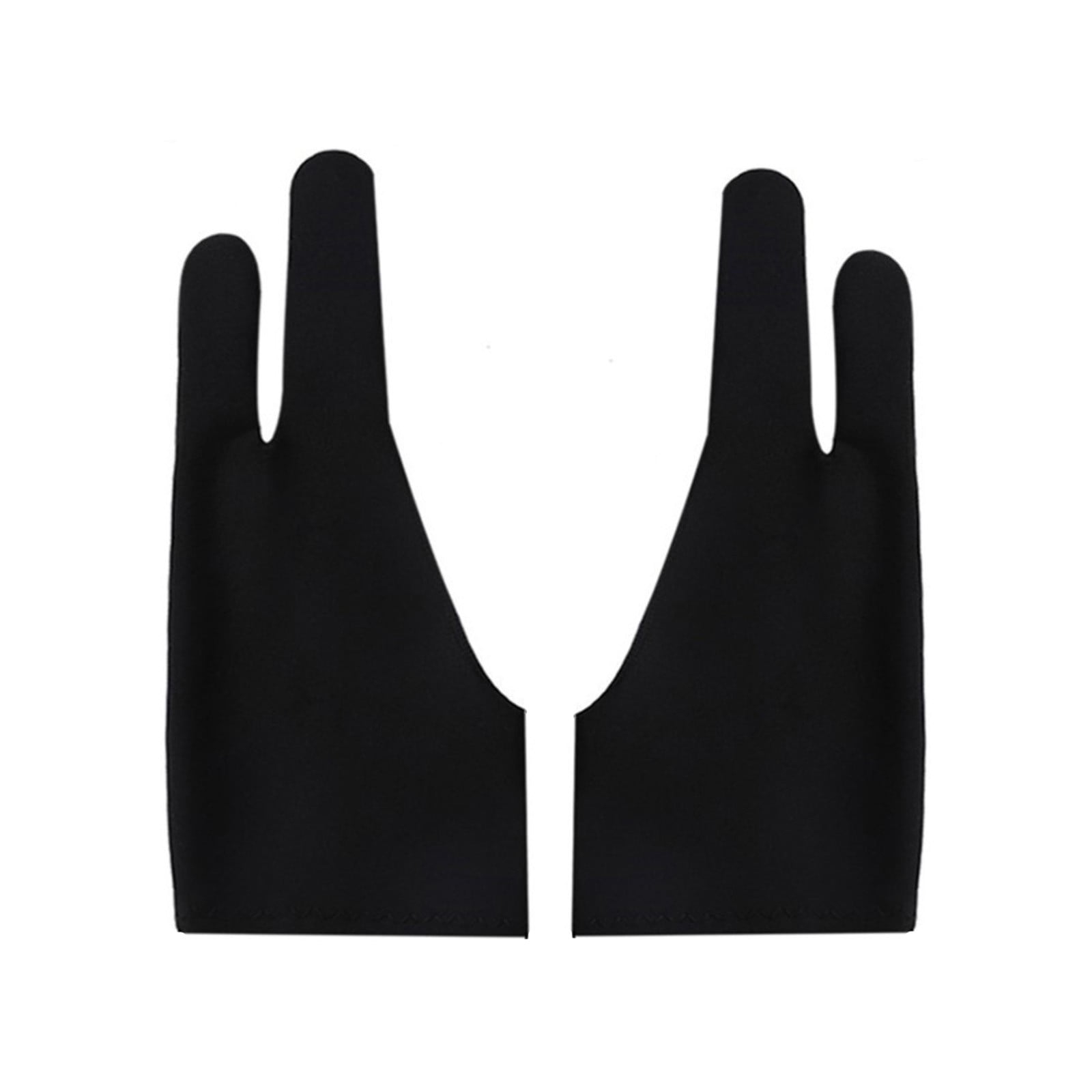 VerPetridure 2PCS Two Finger Anti-fouling Glove Drawing & Pen Graphic ...