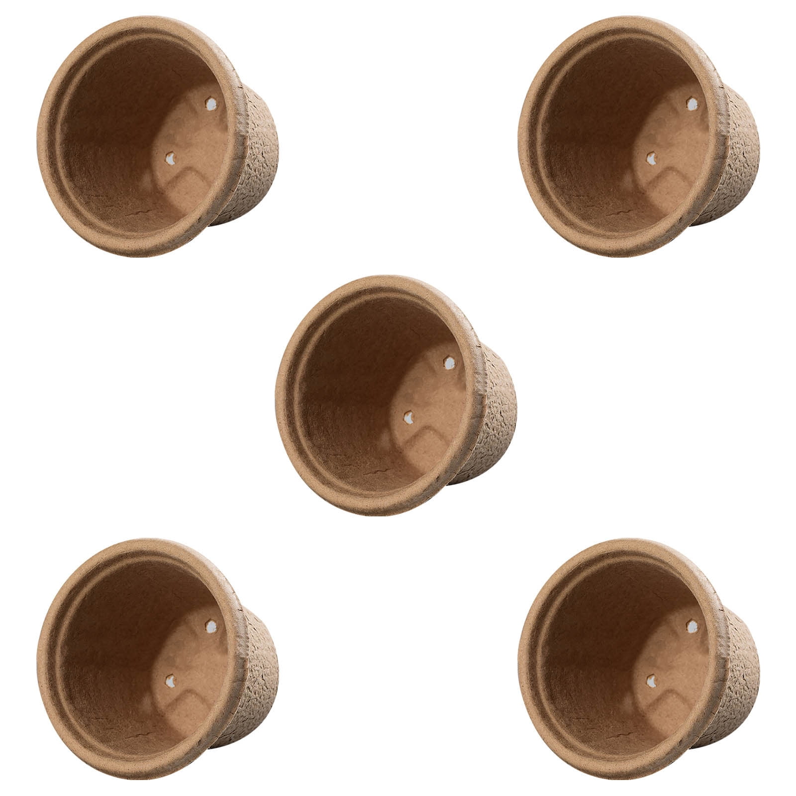 VerPetridure 5Pc Pulp Flower Pot Paper Pulp Seedling Cup Small Flower ...