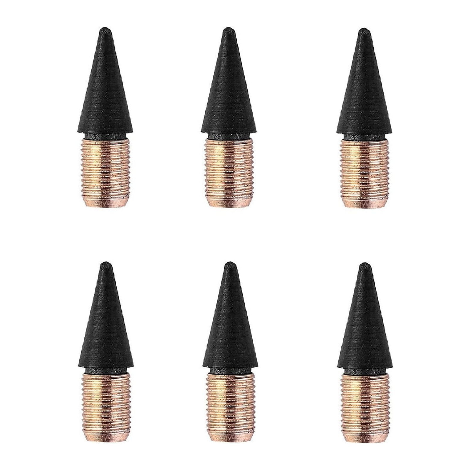 VerPetridure 6 Pcs Inkless Pencil Replacement Nibs,Portable Inkless ...