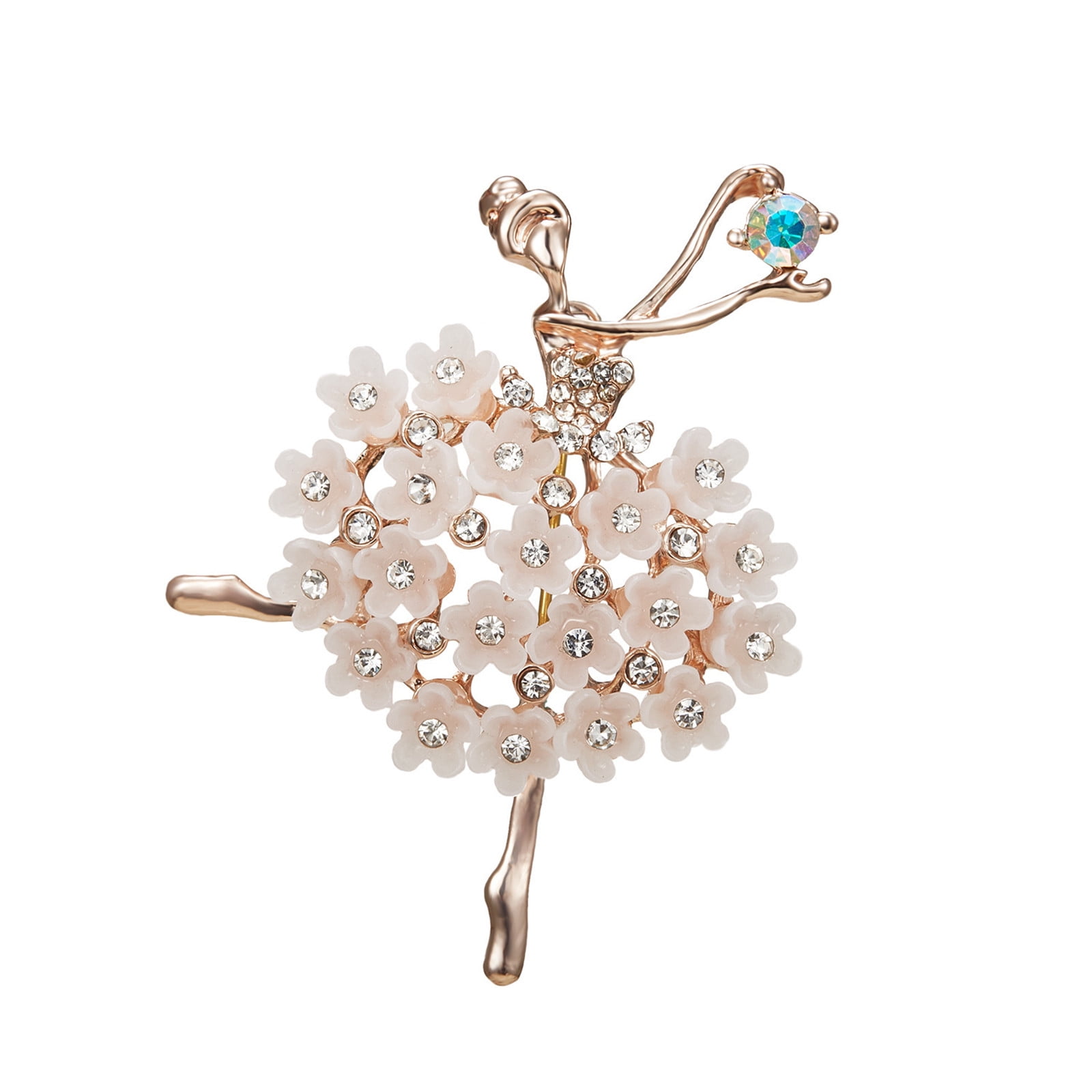 VerPetridure Ballet Dancing Girl Brooch Elegant Dance Skirt Pin Ladies ...