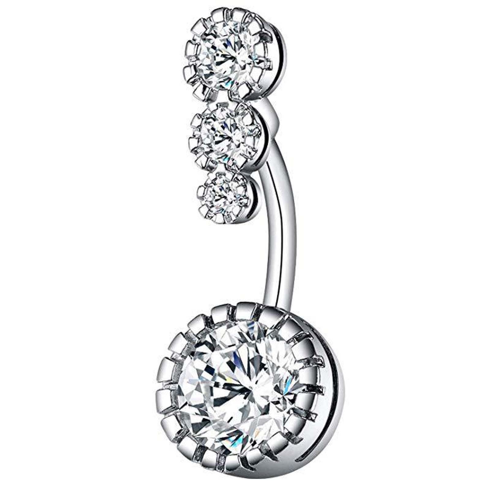 VerPetridure Belly Button Ring Updated S Urgical Steel Belly Button ...