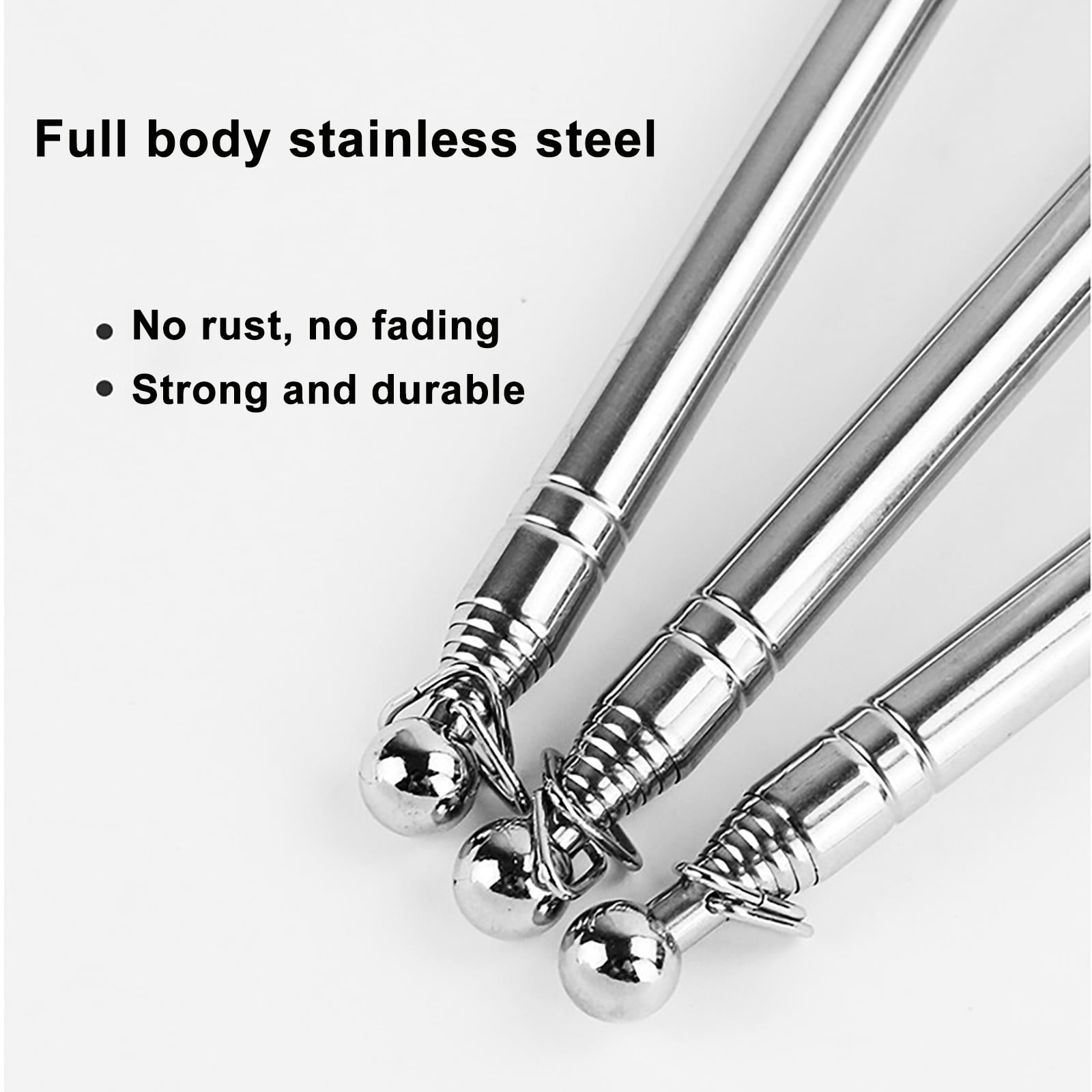 VerPetridure Flagpole Lightweight Stainless Steel Portable Sponge ...