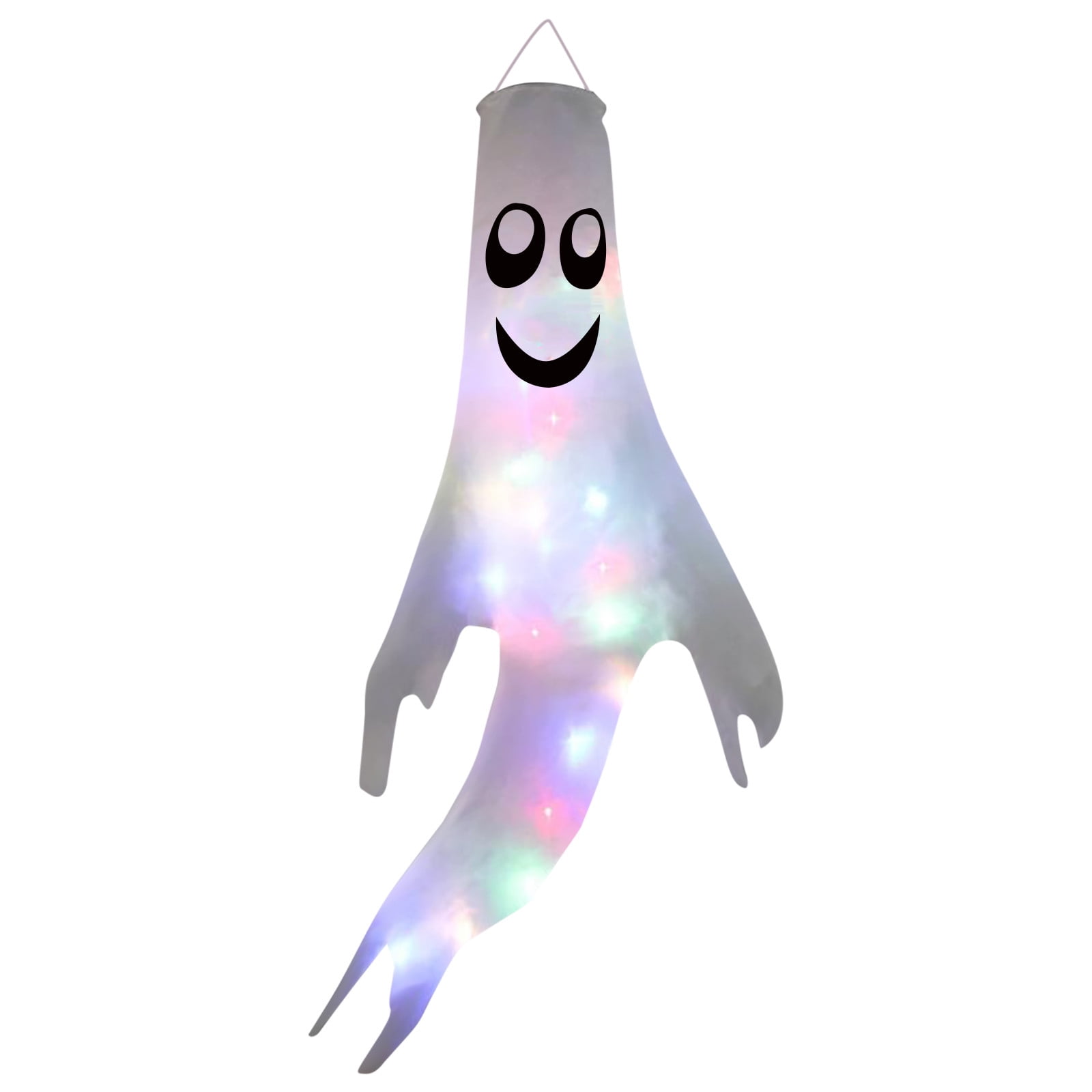 VerPetridure Halloween Decorations Outdoor Ghost Windsocks Battery ...