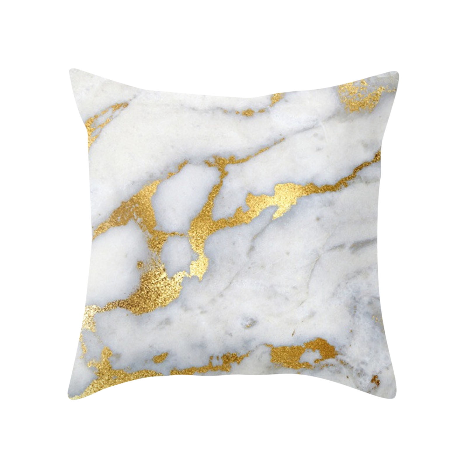 VerPetridure Marble Texture Nordic Style Peach Skin Velvet Pillowcase ...