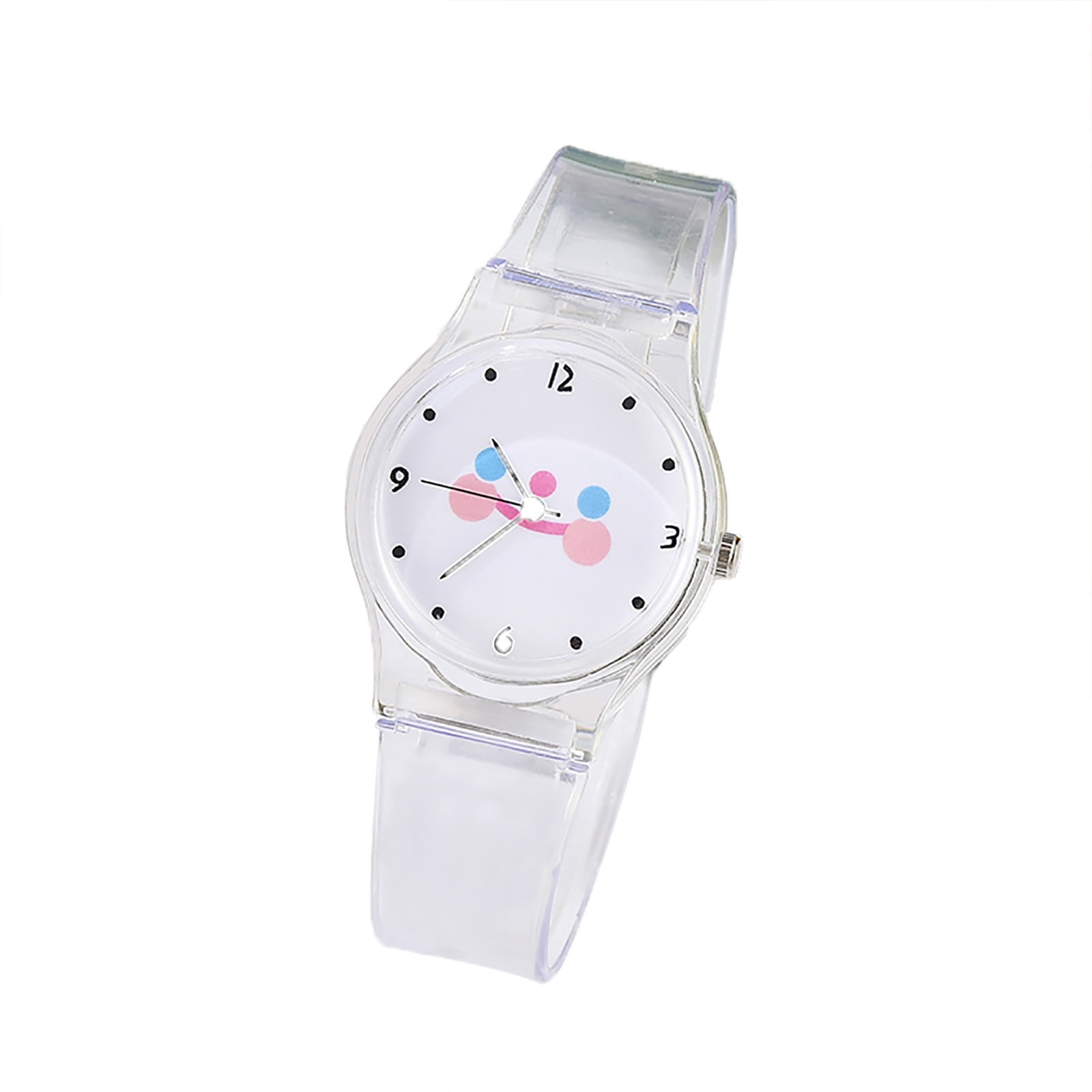 VerPetridure New Transparent Strap Gift Summer Decoration Quartz Watch ...