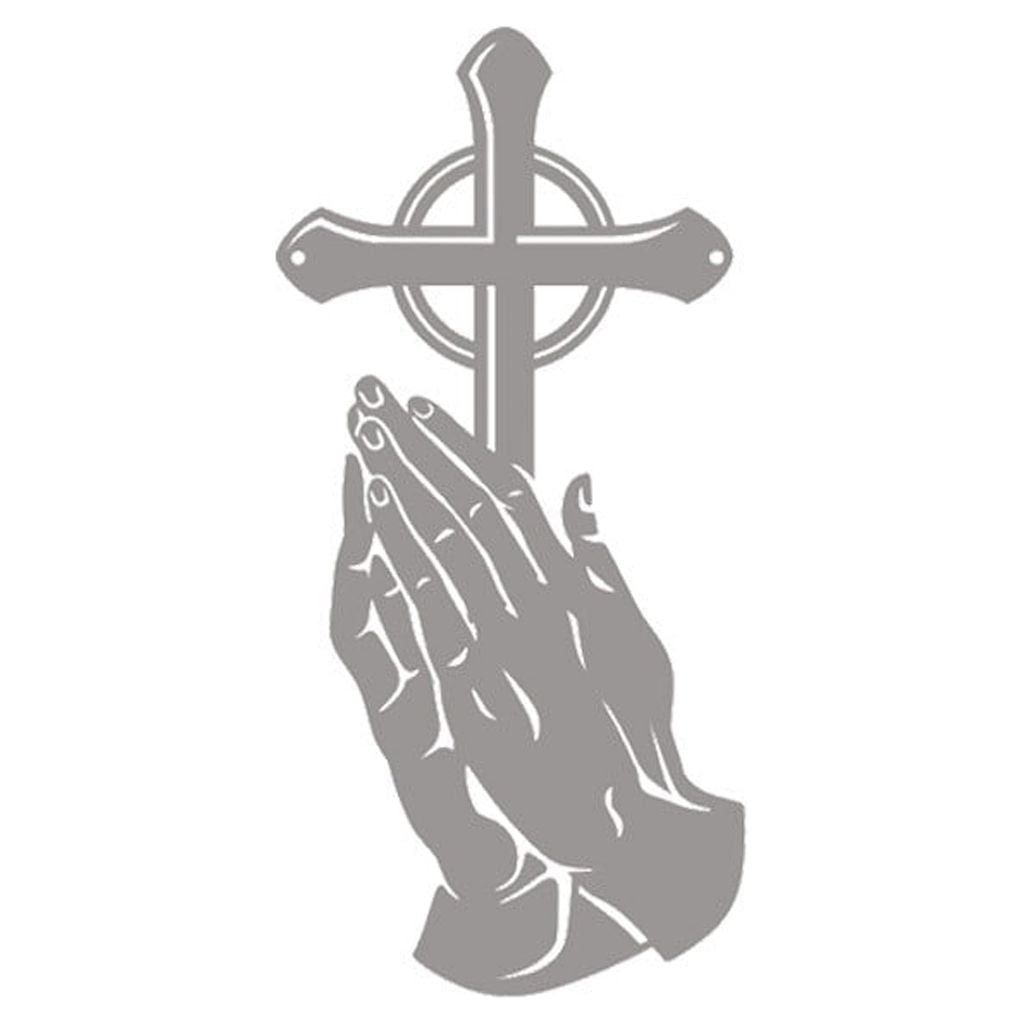 VerPetridure Peaceful Praying Hands Wall Decor PVC Sticker Wall Sticker ...