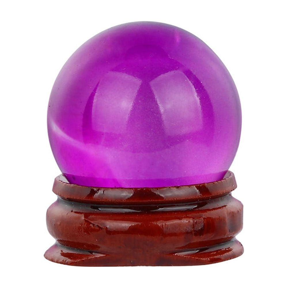 VerPetridure Purple Crystal Ball Personality Ornament Crystal Ball ...