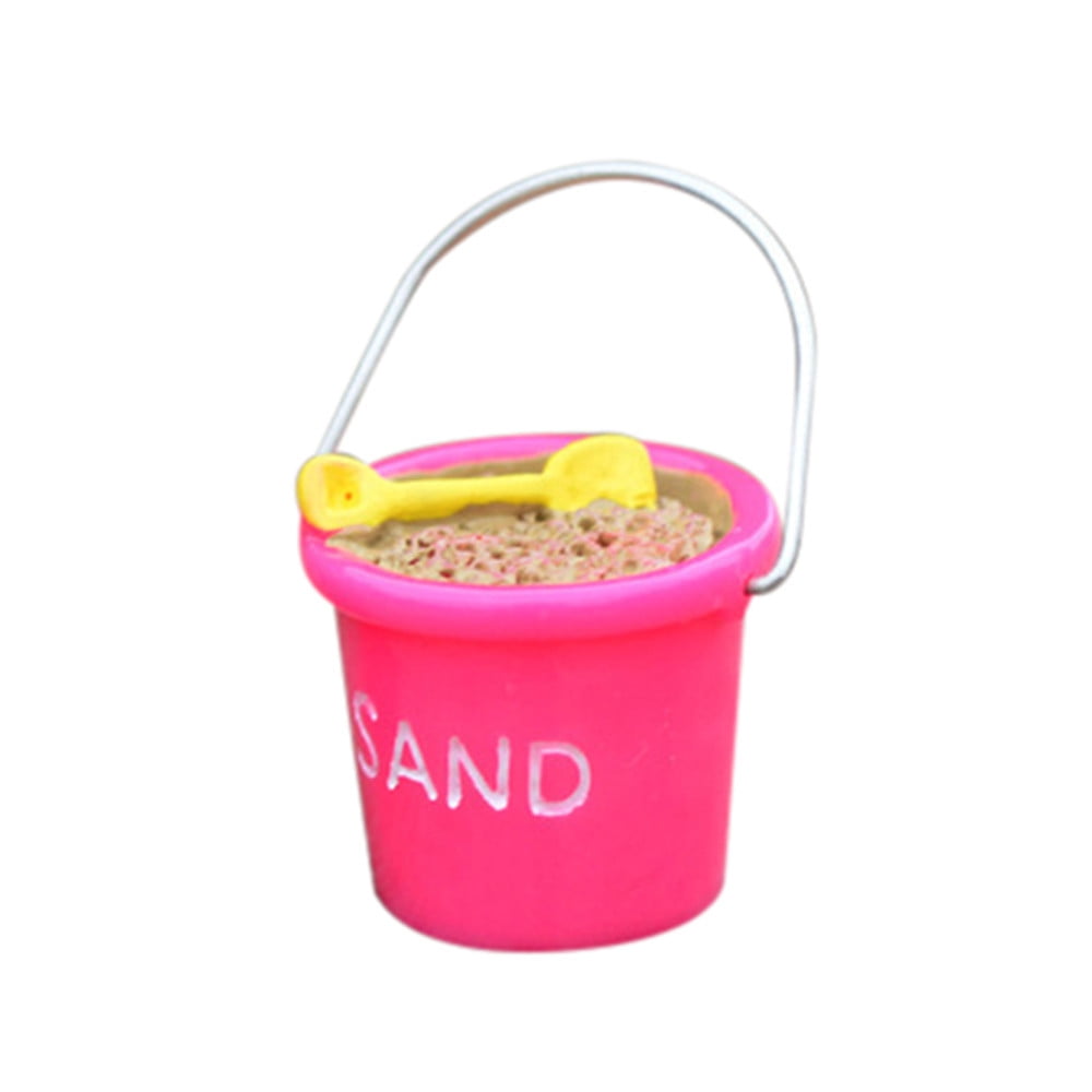 VerPetridure Resin Miniature Beach Bucket DIY Craft Accessory Home ...