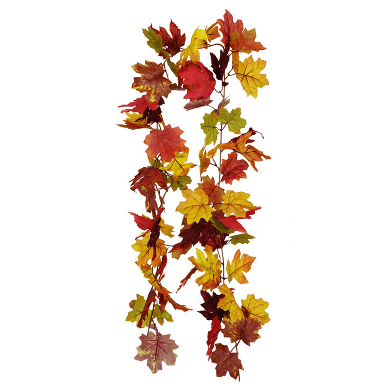VerPetridure Seven-Leaf Cycle Autumn ornaments Simulation Maple Leaf ...