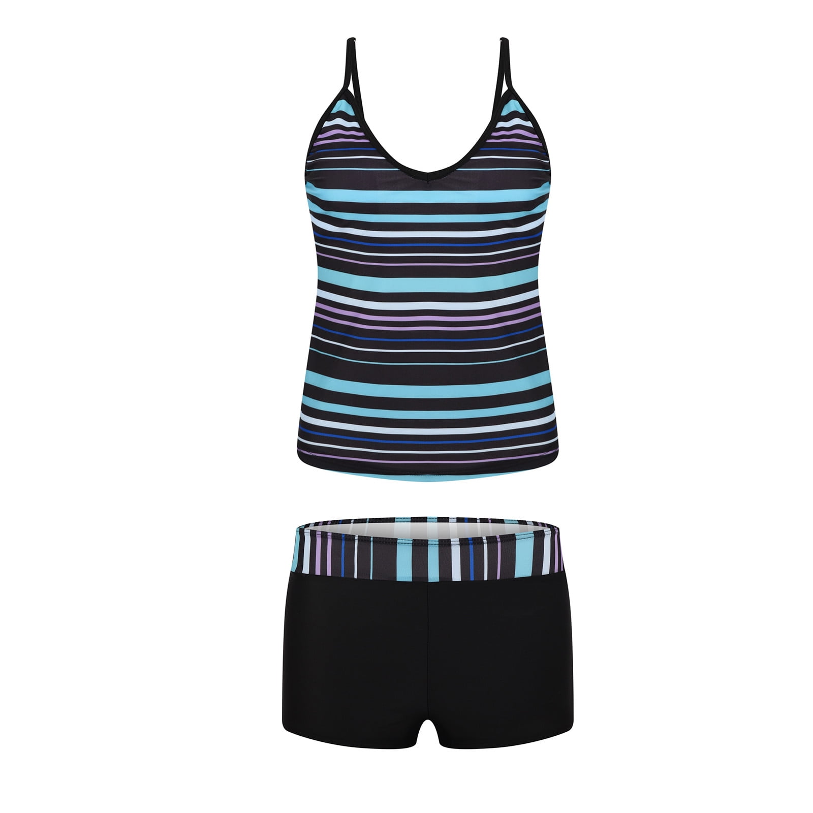 VerPetridure Tankini Swimsuit for Women Two Piece High Waisted Bathing ...