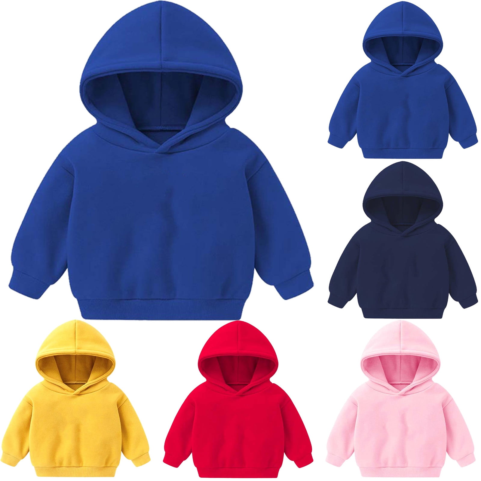 VerPetridure Toddler Baby Boys Girls Hooded Sweatshirts Kids Cartoon ...