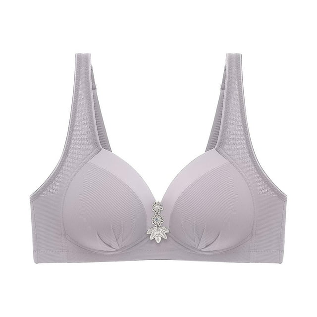 VerPetridure Wirefree Minimizer Bras for Women Non Padded Full Coverage ...
