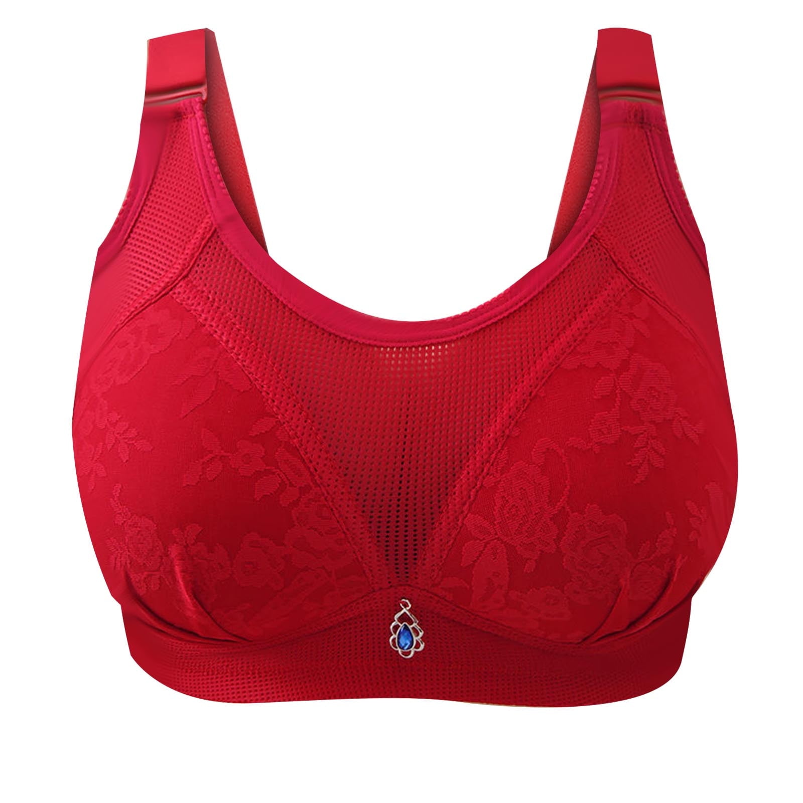 VerPetridure Wireless Push Up Bras for Women Plus Size Full Coverage ...