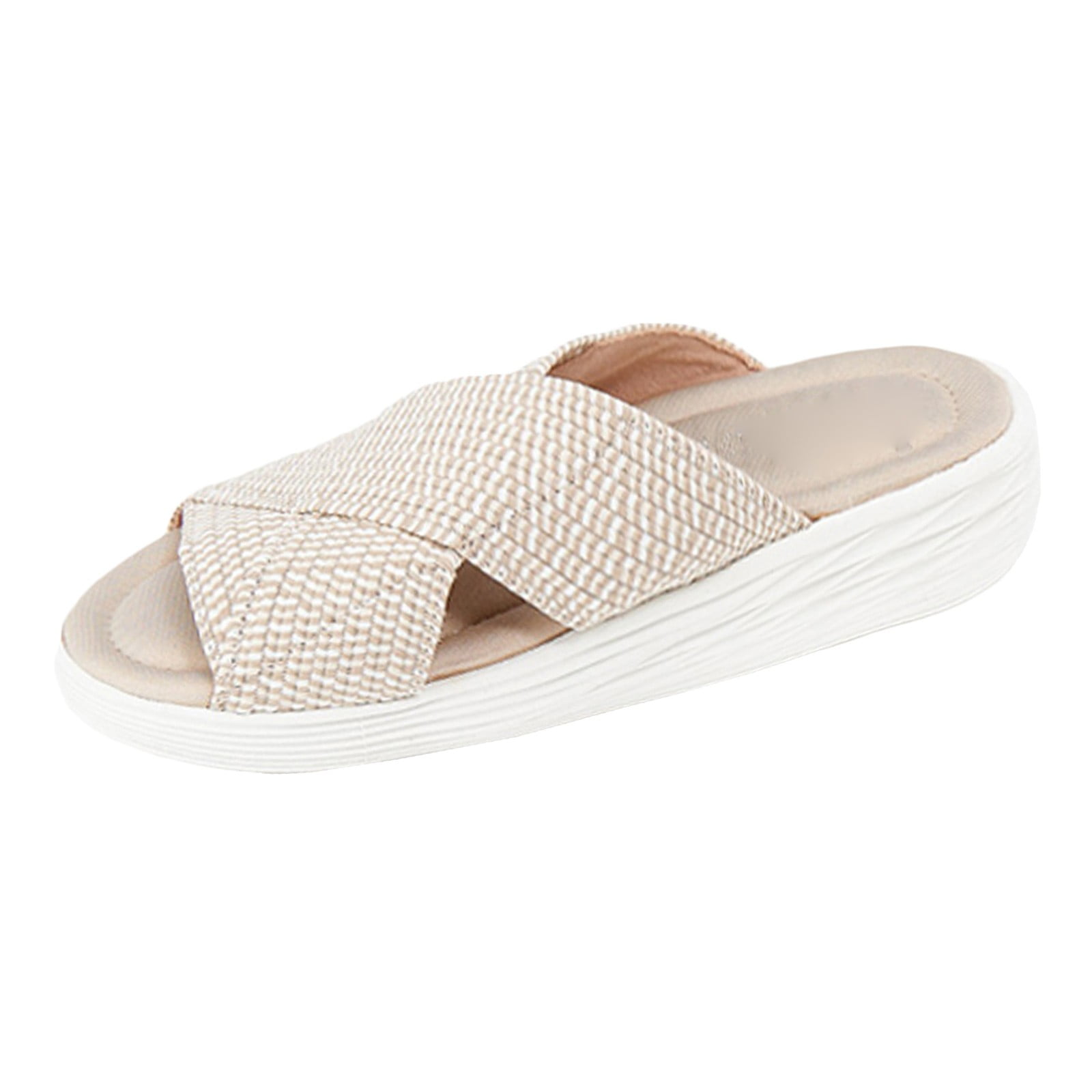 VerPetridure Women's Platform & Wedge Sandals Stretch Cross Orthotic ...