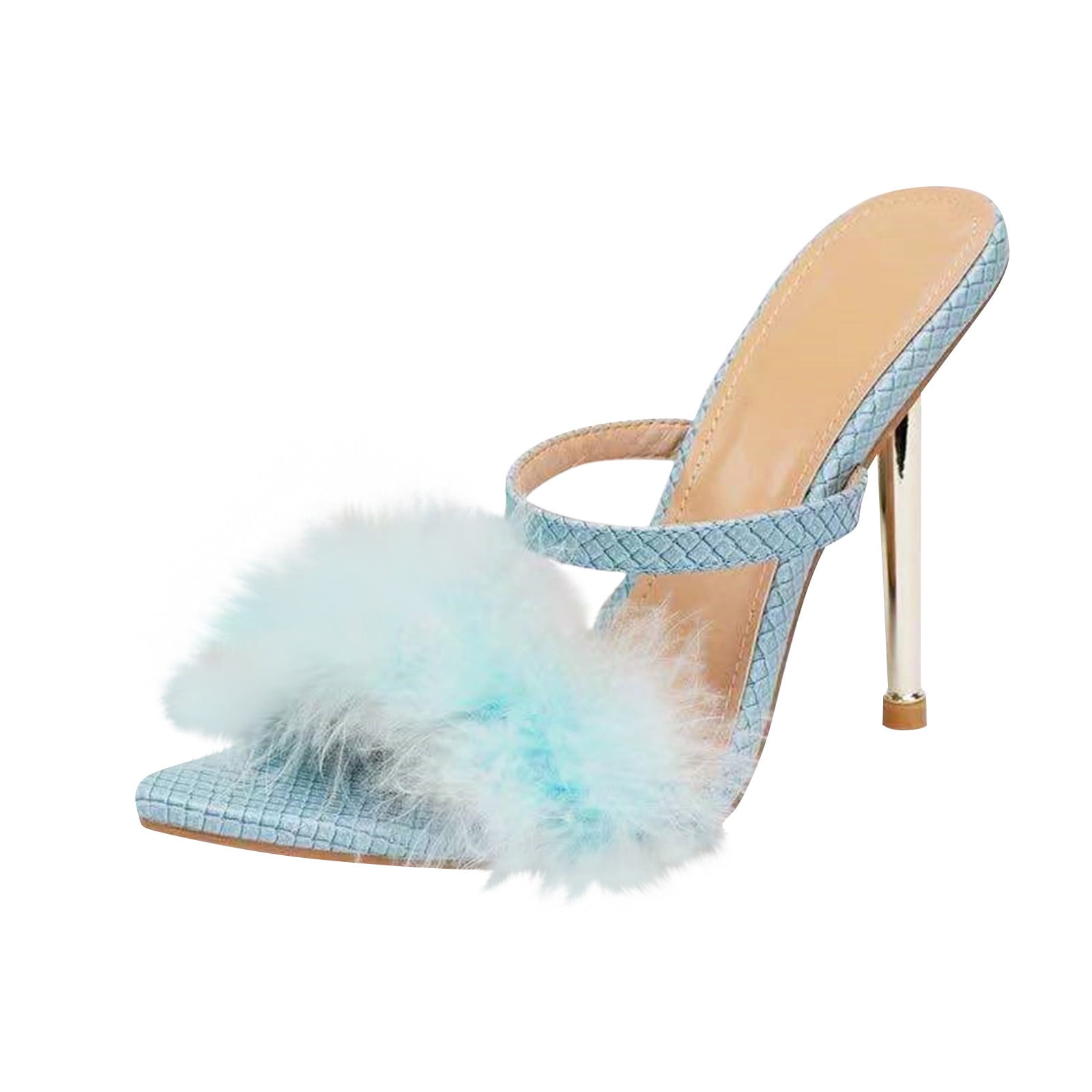 VerPetridure Womens Sandals Casual Summer Women's Sexy Fish Mouth Open ...