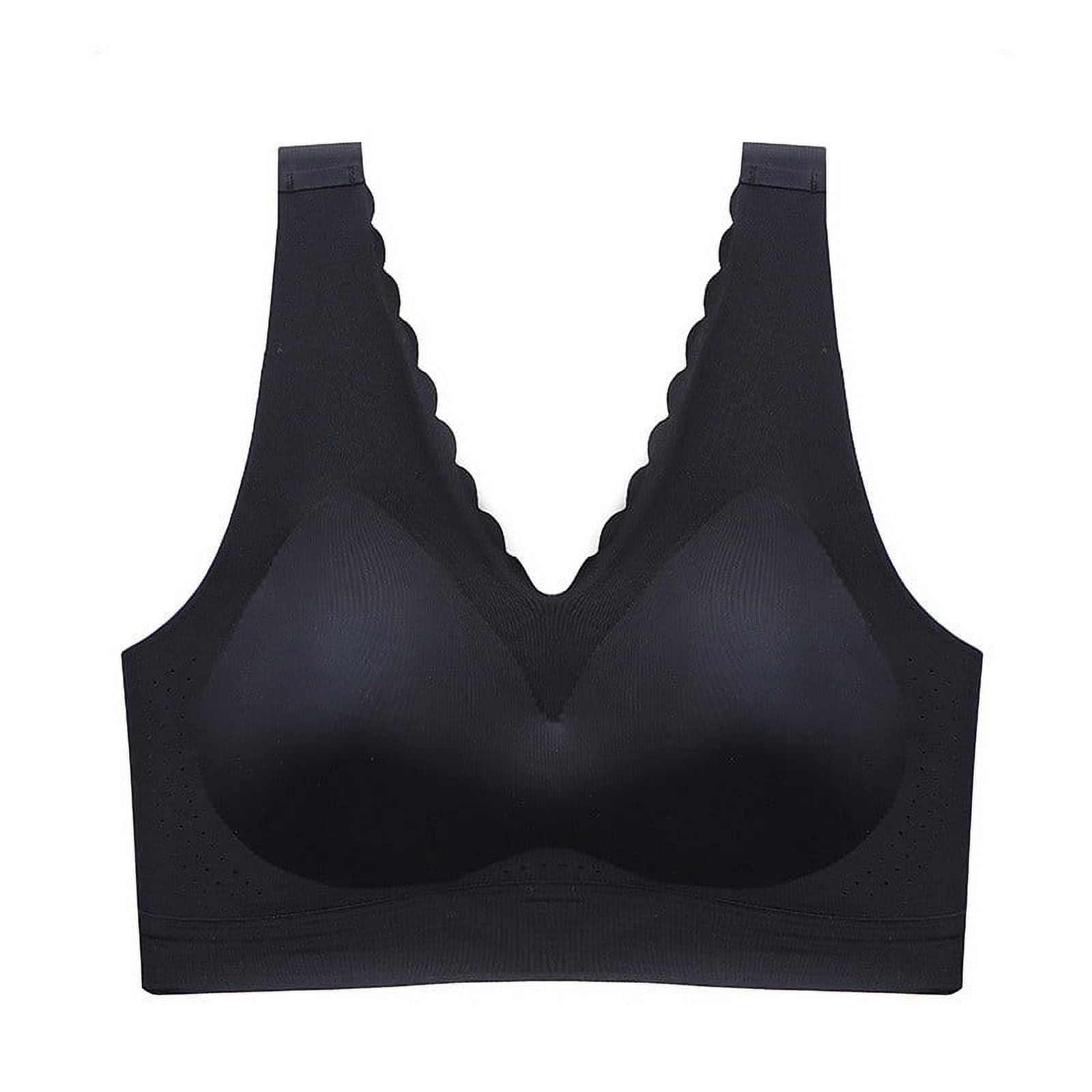 Utoimkio Womens Sports Bras Women Lady Lace Gathered Bra Plus Size ...