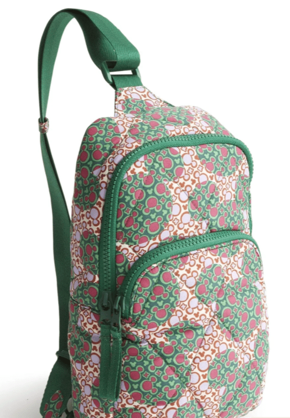 Vera Bradley Disney Lorman Sling Backpack Mickey Mouse Kaleidoscope New ...