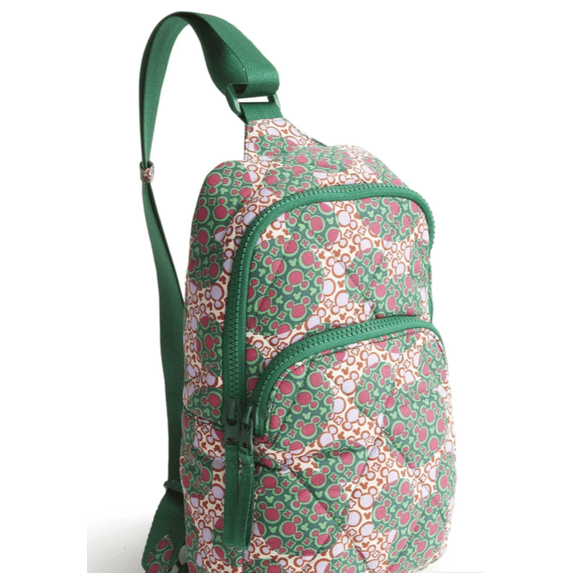 Vera Bradley Disney Lorman Sling Backpack Mickey Mouse Kaleidoscope New ...